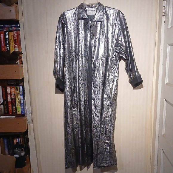 Anthony Richards | Jackets & Coats | Anthony Richards Metallic Silver ...